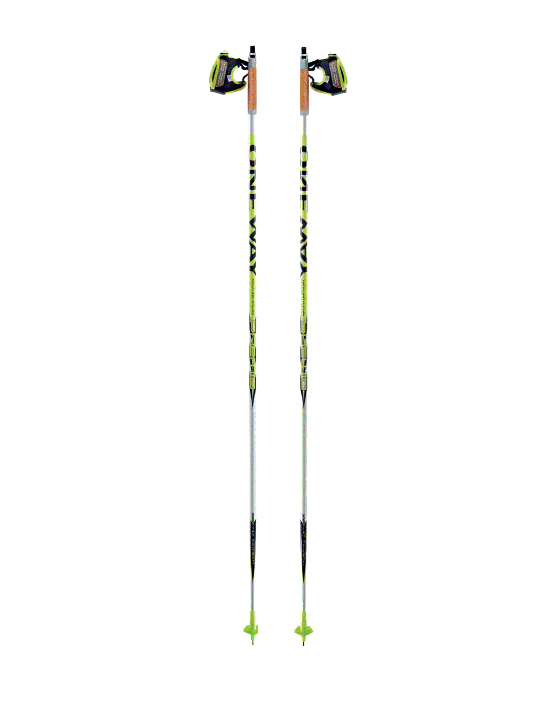 ONE WAY Лыжные палки DIAMOND STORM YELLOW/WHITE, артикул 20267 ...
