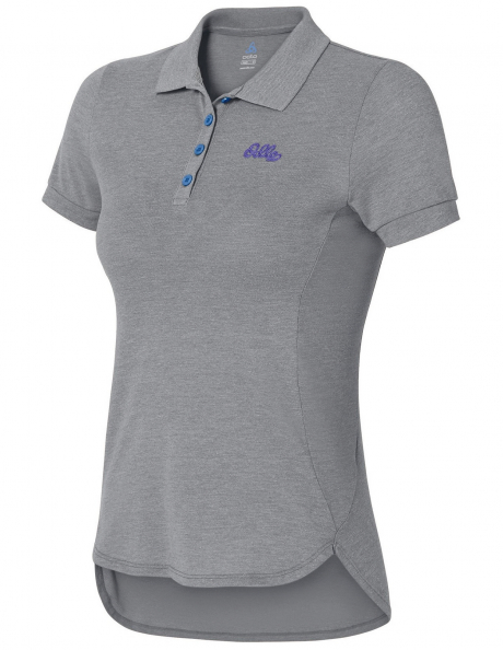 ODLO Футболка-поло TRIM женская, артикул 525921, цвет серый ...